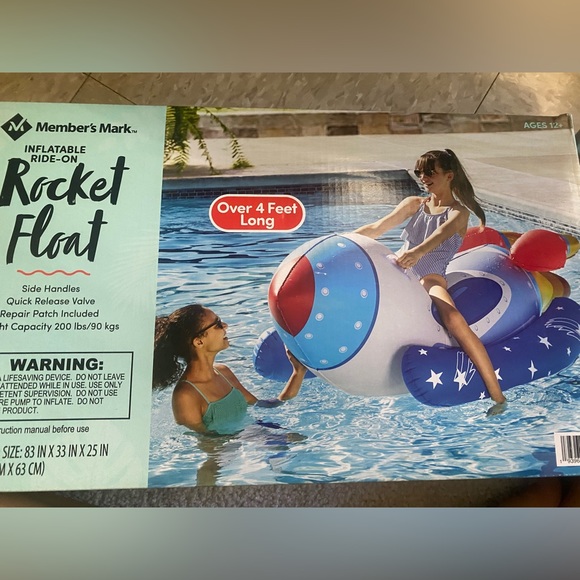 Members Only | Other | Inflatable Rideon Rocket Float | Poshmark